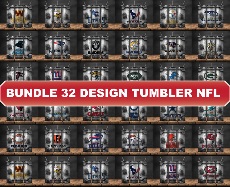 Bundle NFL Logo Tumbler Wrap, Bundle Sport Tumbler 37 – Bundlepng