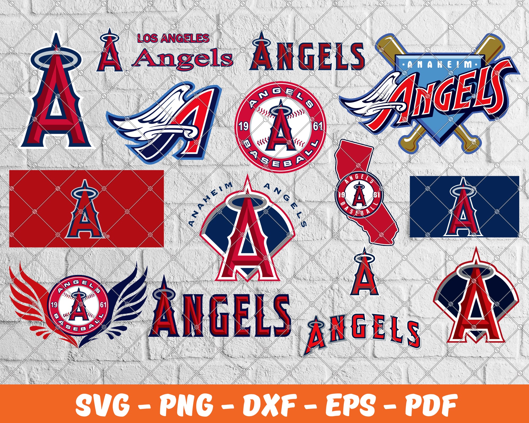 Los Angeles Angels Bundle Svg, Football Svg ,Sport Svg, Sport Bundle S ...