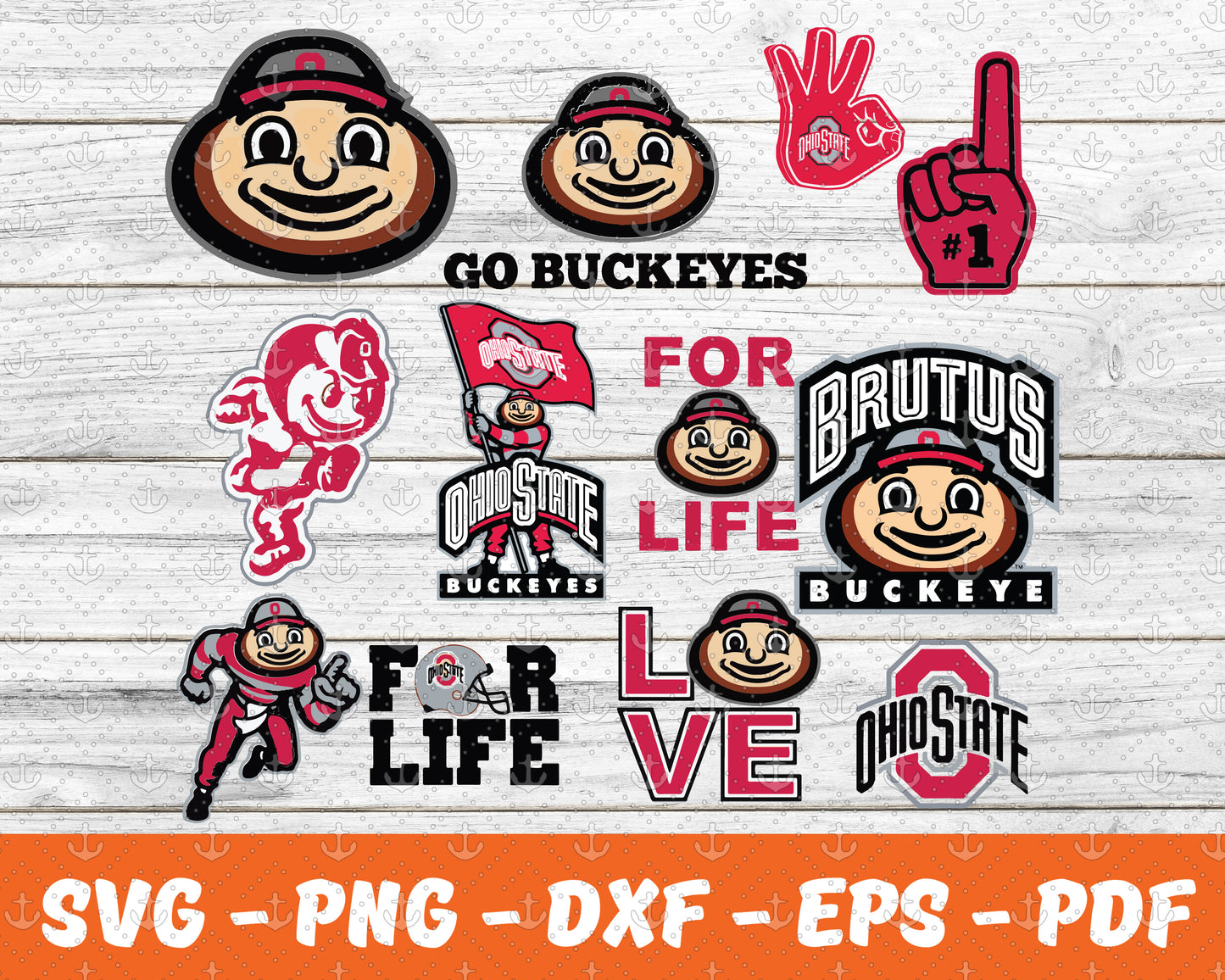 Ohio State Buckeyes Bundle Svg, Football Svg ,Sport Svg, Sport Bundle ...